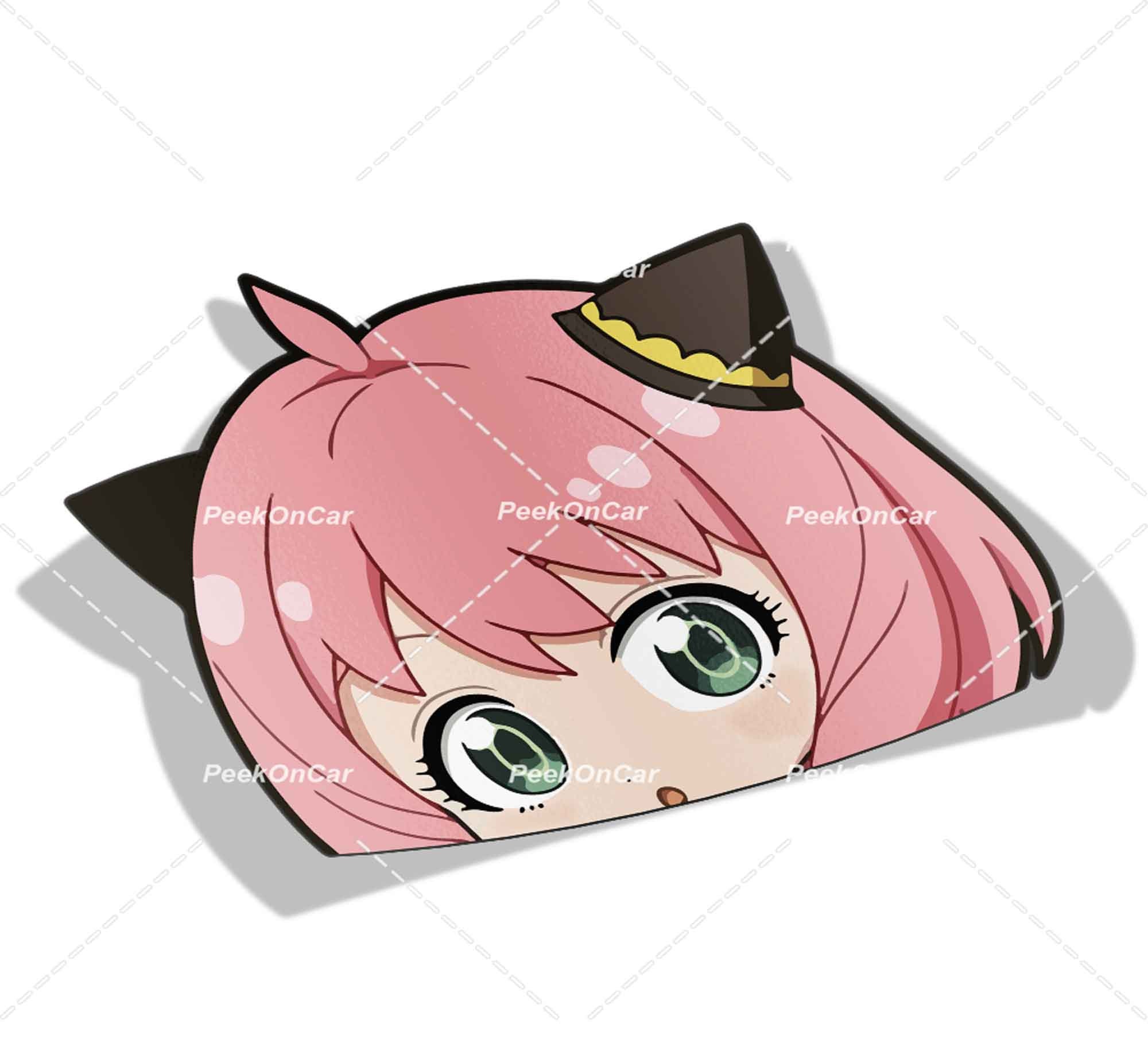 Anime Peeker Peek Peeker Anime Stickers Laptop - Etsy Hong Kong