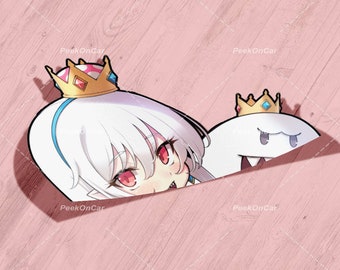 Bowsette Peeker Sticker Decals for Car Laptop Phone - Etsy