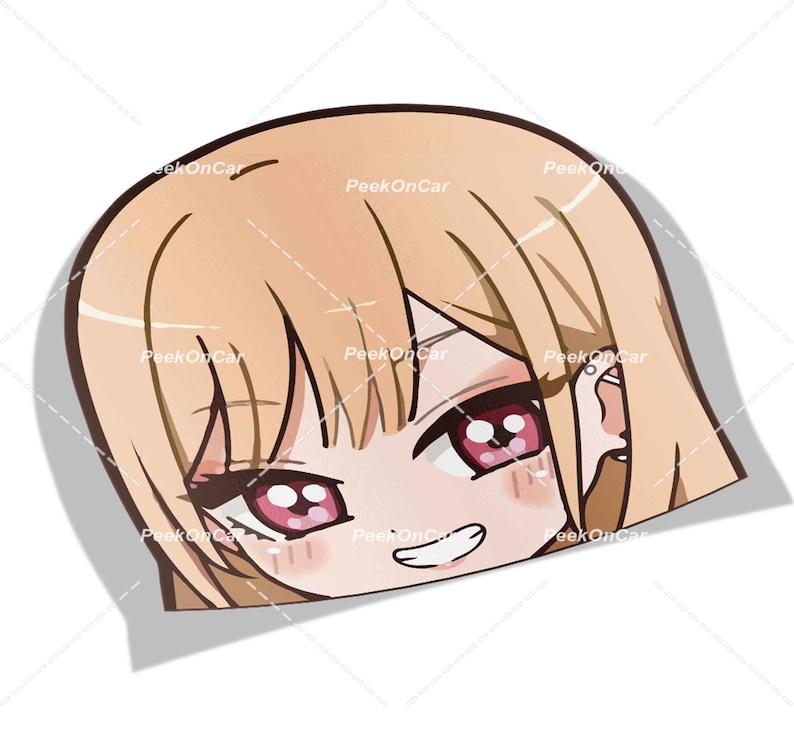 Anime Peek Peeker Anime Stickers Laptop Stickers Cars - Etsy