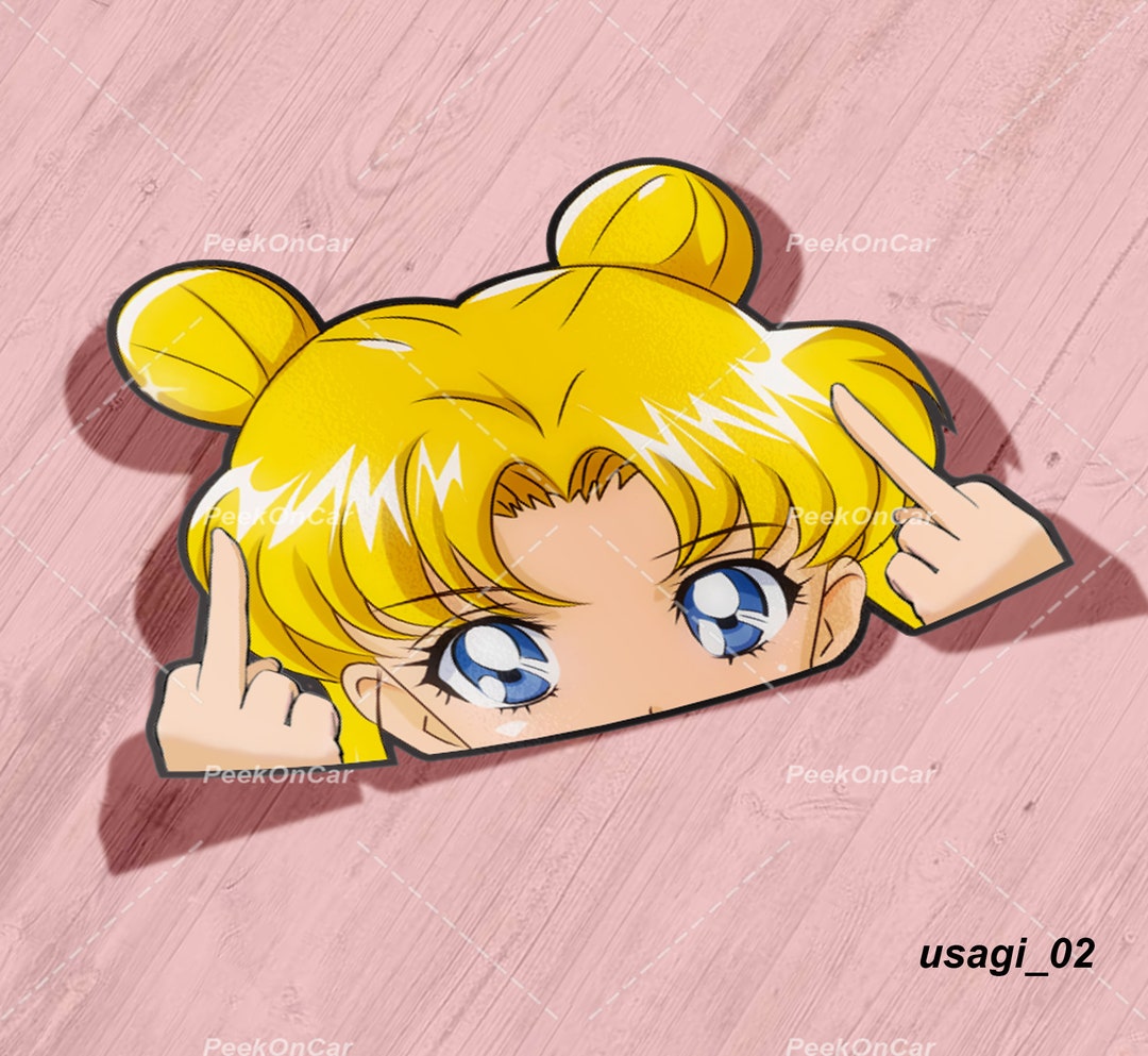 Sailor Peek Peeker Anime Stickers Laptop Stickers - Etsy
