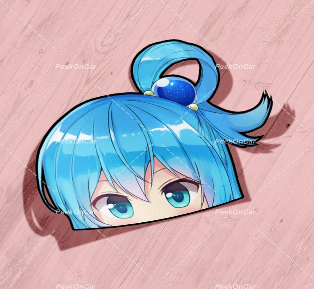 Waterproof Anime Peeker Stickers - Durable Vinyl Decals for Cars ...
