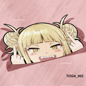 MHA Middle Finger Peek Peeker Anime Stickers Laptop - Etsy Australia