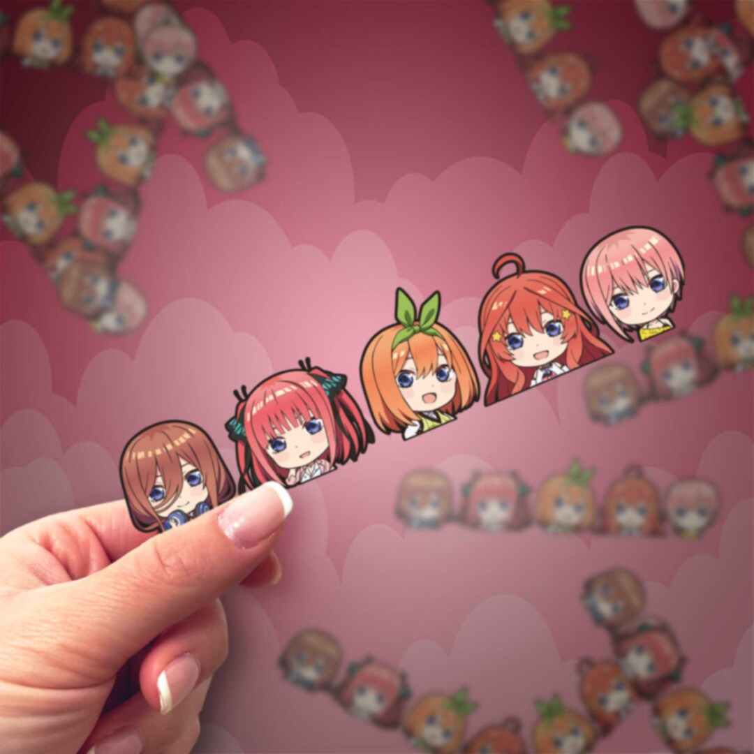 Sisterly Secrets | Waterproof Anime Peeker Stickers - Durable Vinyl ...