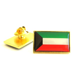 2pcs Kuwait National Flag Lapel Pin Badge Set Gift Box Packing - Etsy
