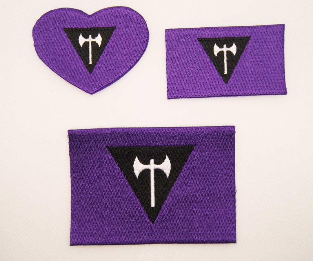 3pcs Labrys Lesbian Pride Rainbow LGBTQ Flag Embroidered Iron on Patch ...