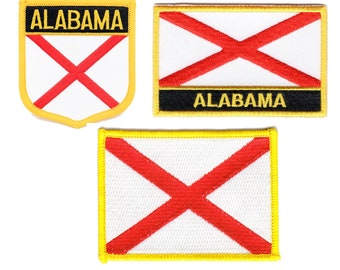 Alabama State Flag Patch - Etsy