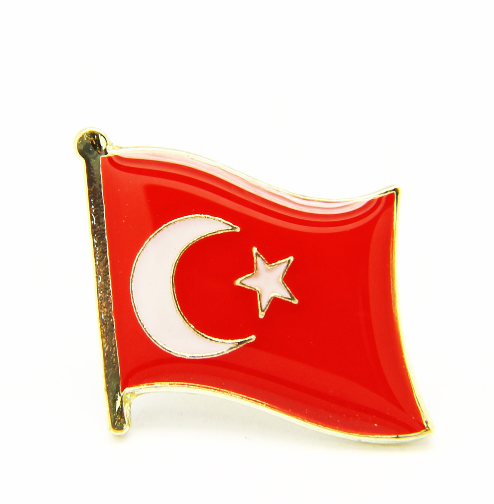 2pcs Turkey National Flag Lapel Pin Badge Set Gift Box Packing - Etsy