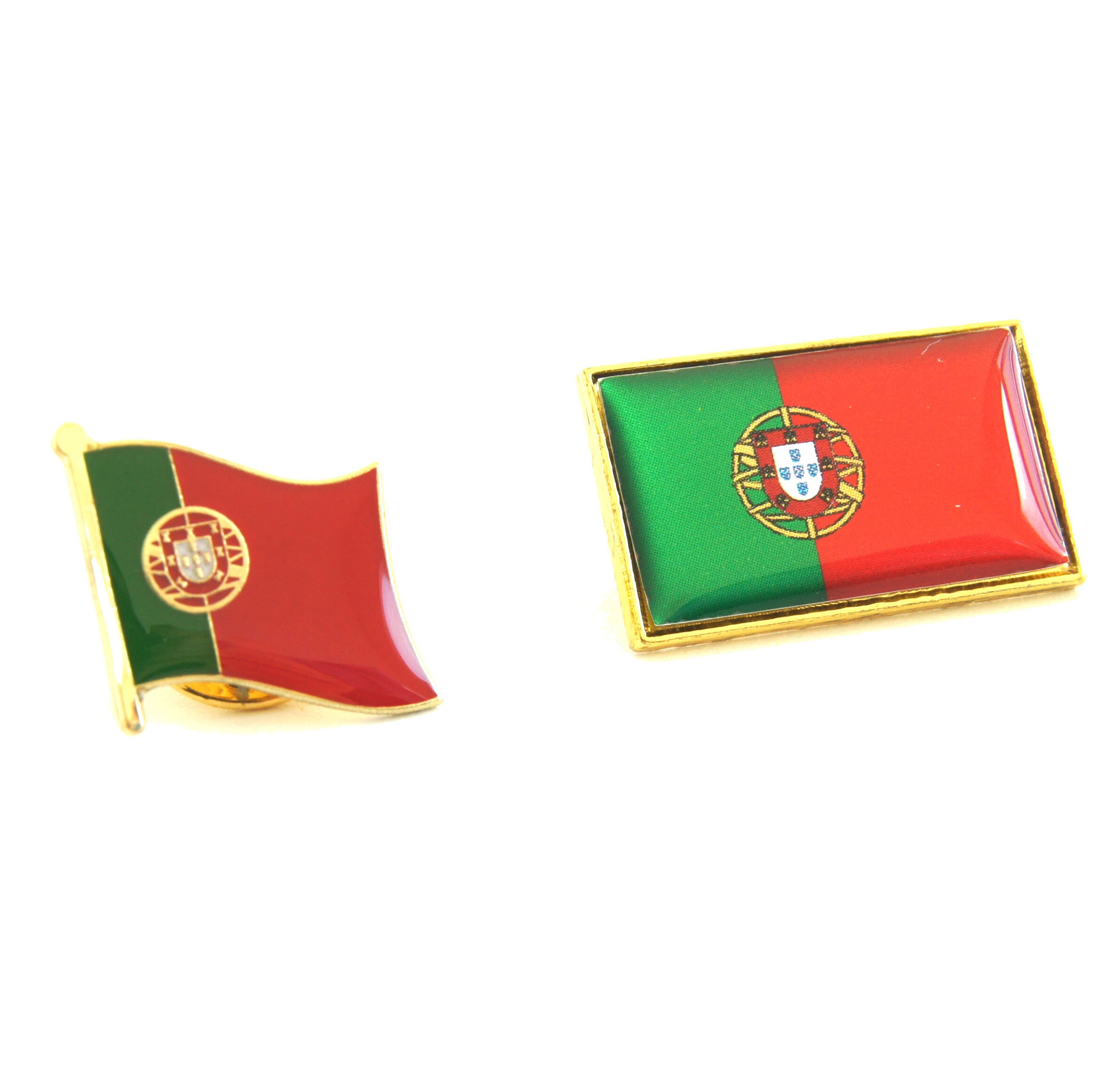 2pcs Portugal National Flag Lapel Pin Badge Set Gift Box - Etsy New Zealand