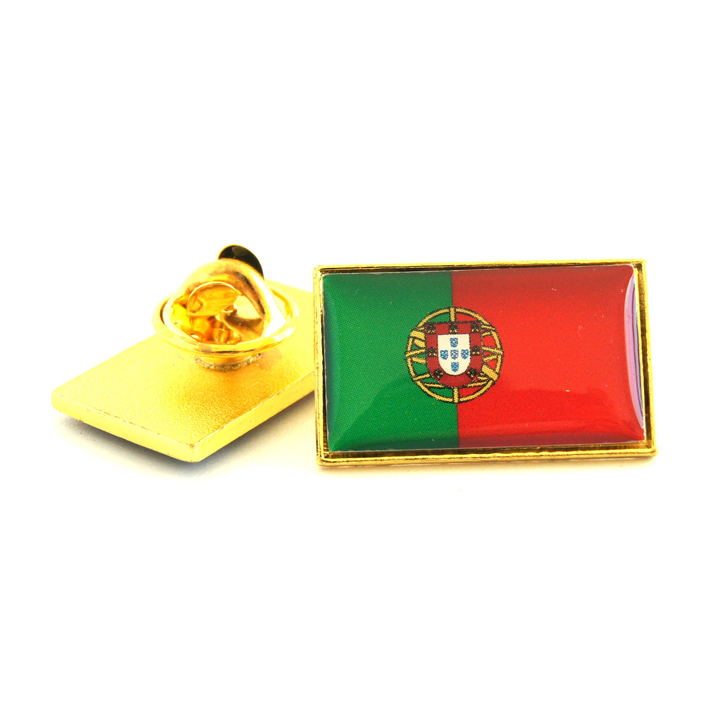 2pcs Portugal National Flag Lapel Pin Badge Set Gift Box - Etsy New Zealand