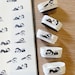 Set of Girl Character Rubber Stamps – Cute Lifestyle Stamps for ...