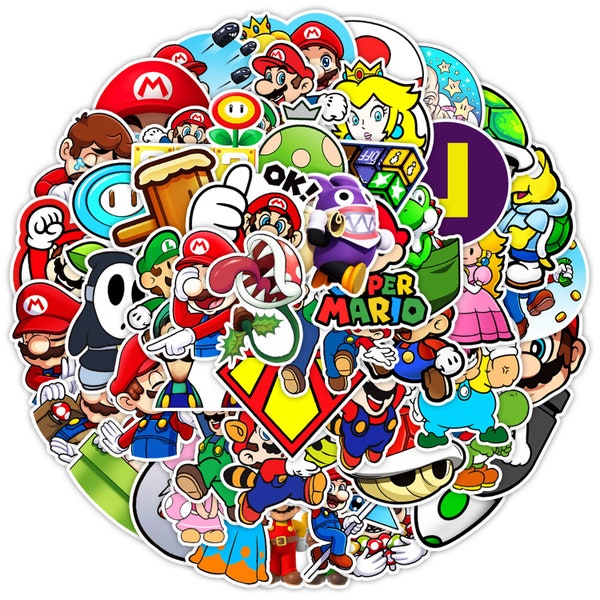 Super Mario Decal - Etsy