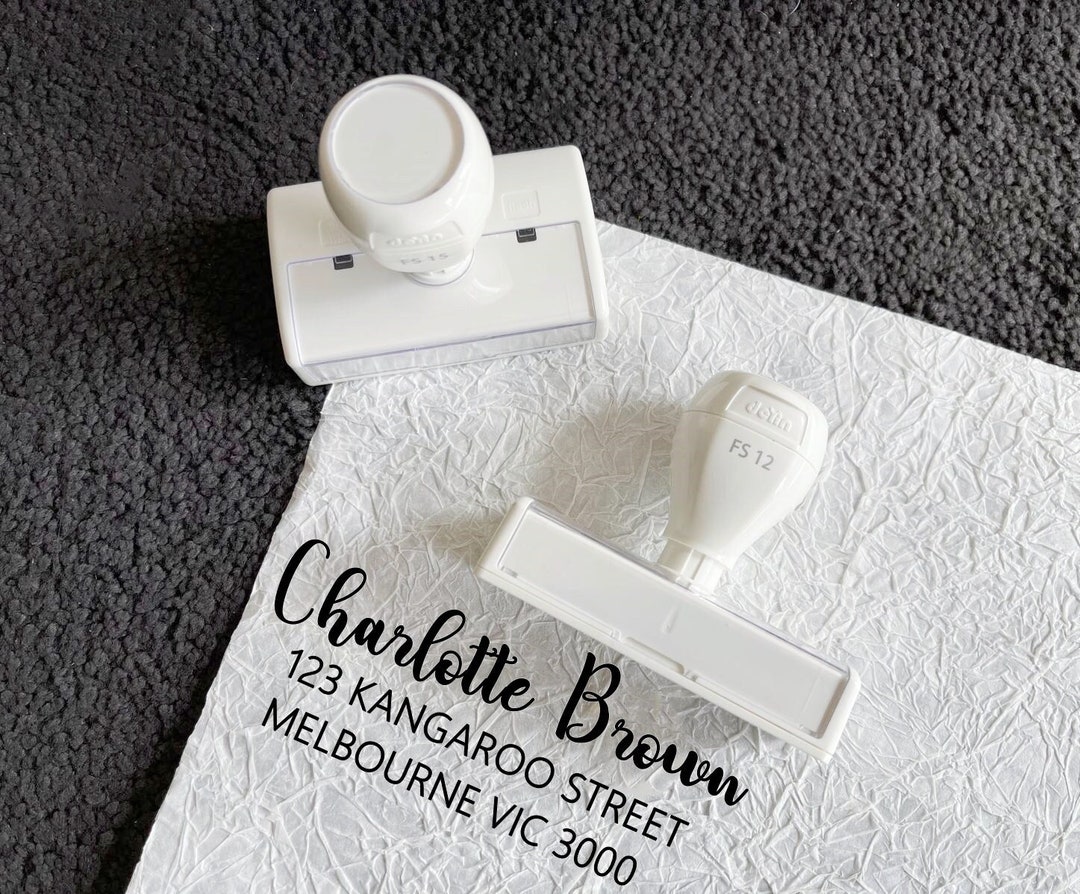 Custom Address Stamp Self-inking Personalized Stamp With Modern Family ...