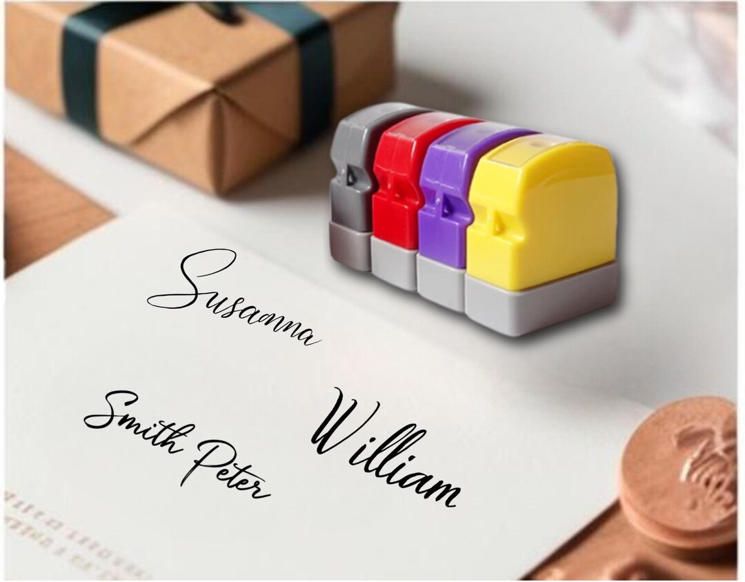 Custom Signature Stamp Personalized Handwritten Name Stamp Business ...