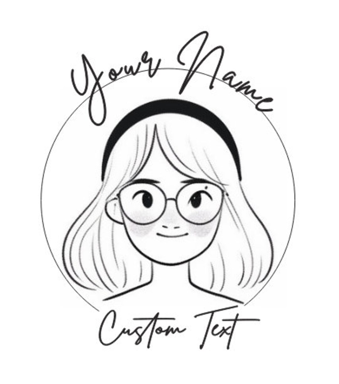 Custom Face Stamp,personalized Name Teacher Stamps,custom Teacher Gift ...