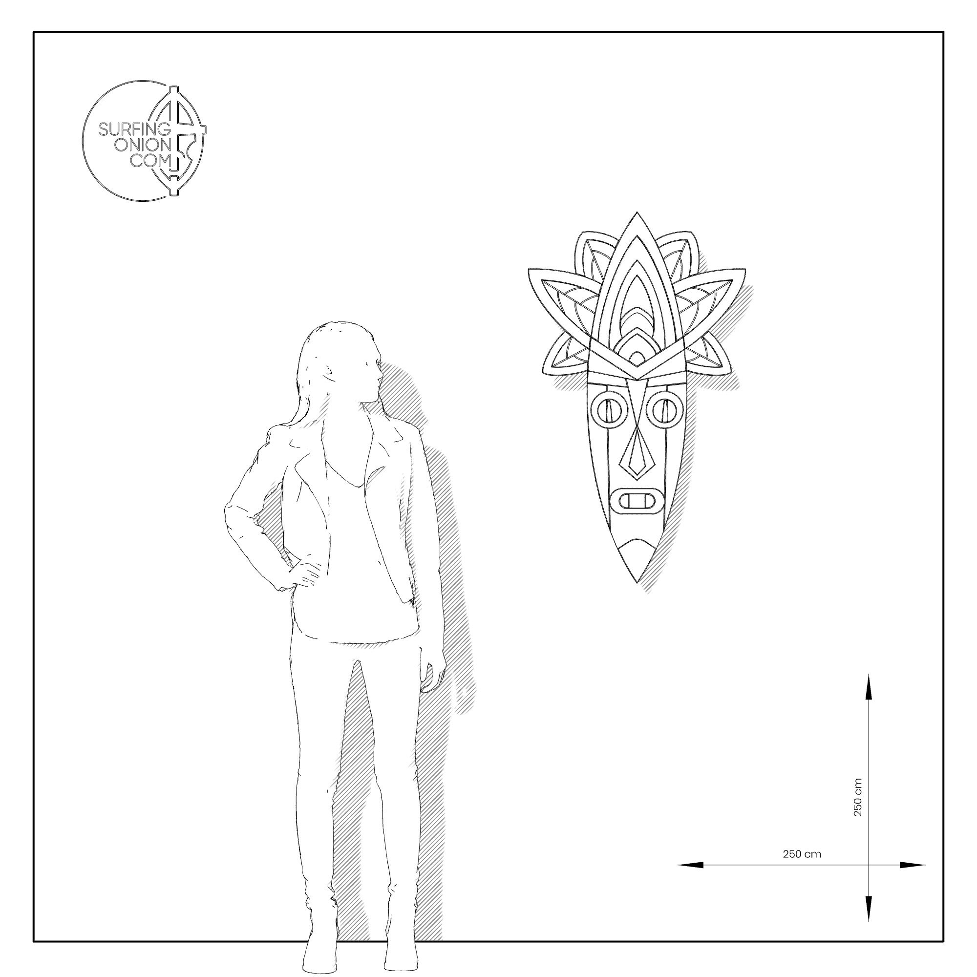 Surfingonion Decorative Wooden Mask Living Room Wall Decor - Etsy