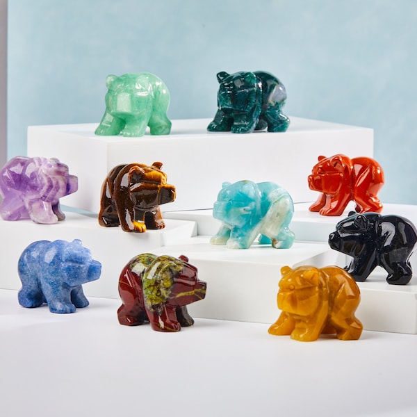 Bear Figurine - Etsy