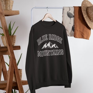 Blue Ridge Mountains Crewneck, National Park Sweatshirt, Mountain ...