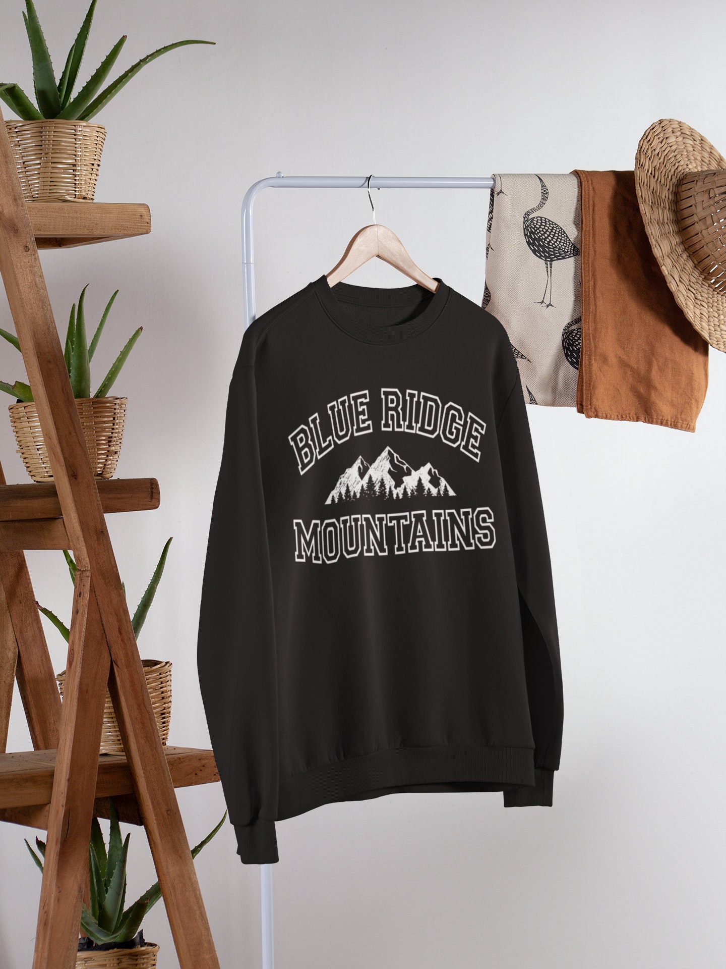Blue Ridge Mountains Crewneck, National Park Sweatshirt, Mountain ...