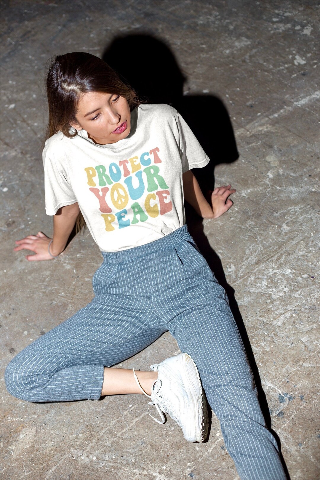Protect Your Peace, VSCO Shirt, Summer Aesthetic Tee, Trendy Oversized ...
