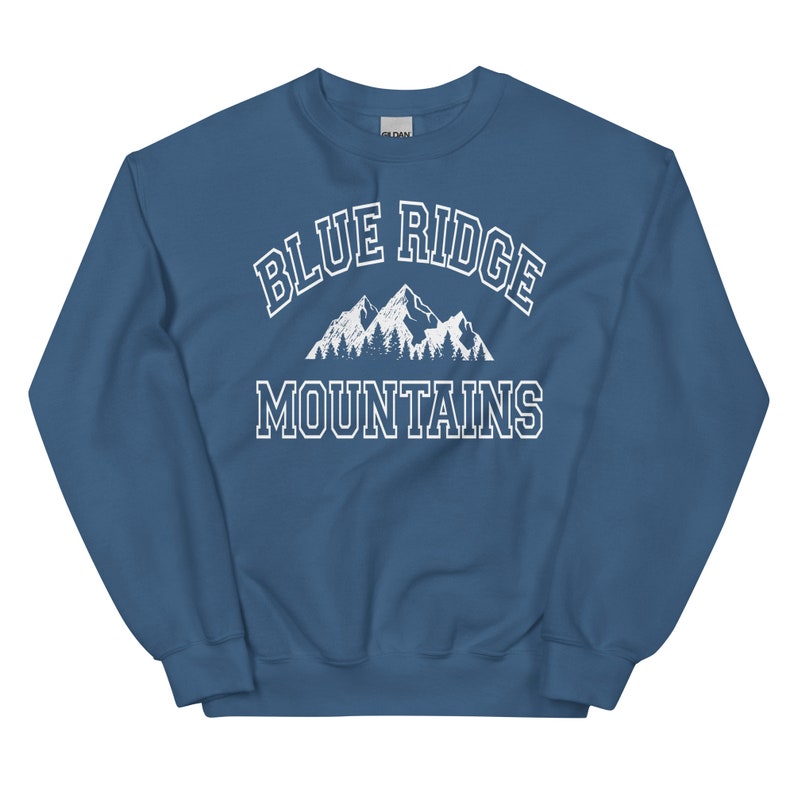 Blue Ridge Mountains Crewneck, National Park Sweatshirt, Mountain ...