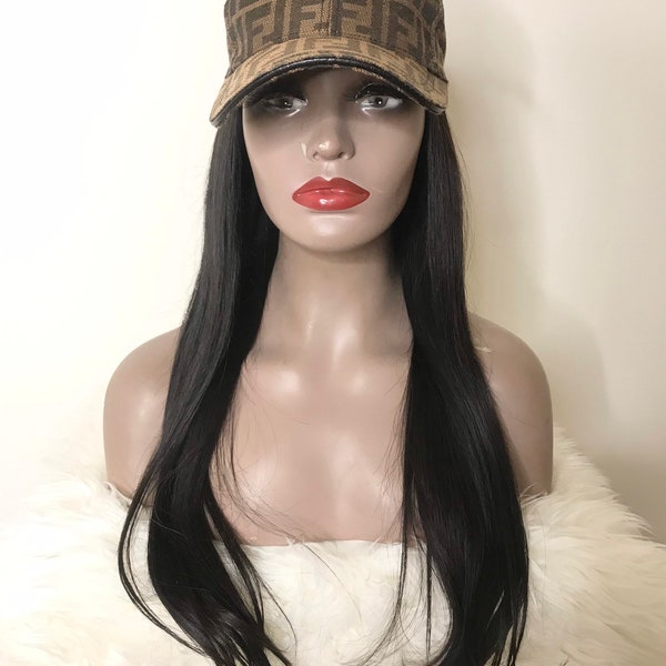 Baseball Cap Wig - Etsy