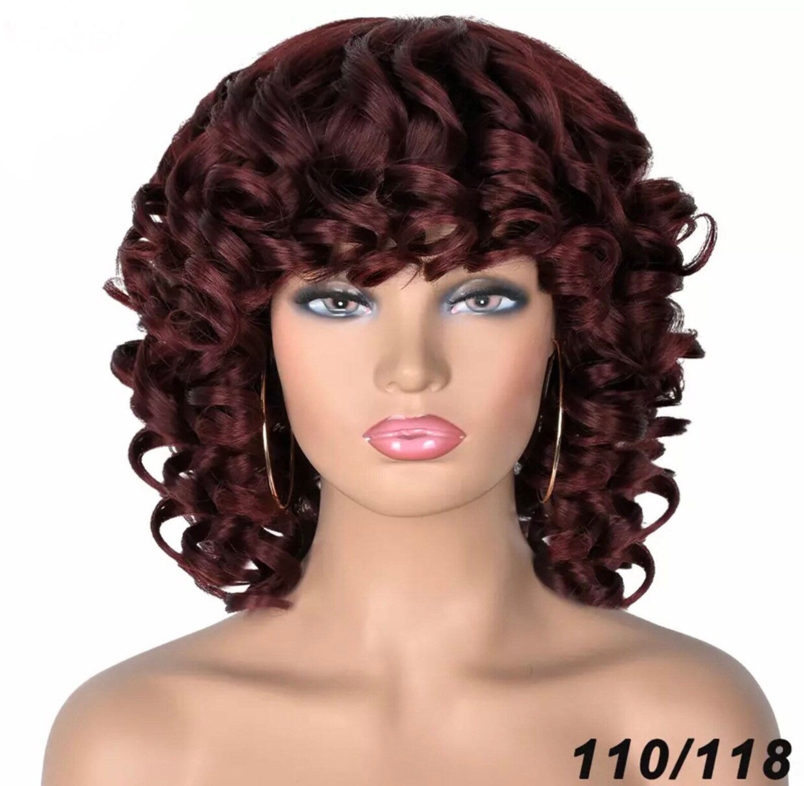 Natural Looking Big Curly High Temperature Synthetic Fibre Wig - Etsy