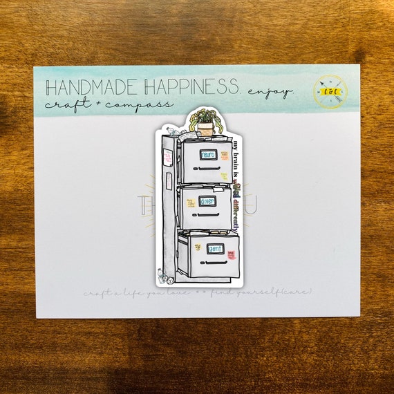 Neurodivergent Filing Cabinet Brain//wired Differently//my - Etsy