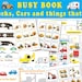 Vehicles Busy Book Preschool Learning Binder Toddler Quiet Book Cars ...
