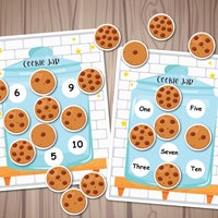 Number Matching Activity, Pizza Theme Preschool Counting, Pizza Number ...