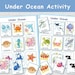 Ocean Animals Busy Book Pages, Matching Activity, Toddler Learning ...