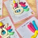 Unicorn Play Doh Mats Printable Play Dough Toddler - Etsy