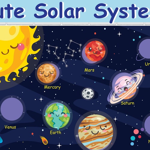 Outer Space Busy Book Solar System Learning Binder Preschool - Etsy