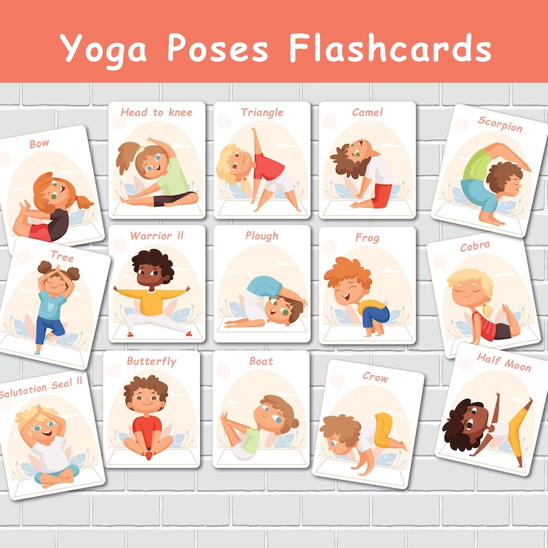 Yoga Card Games - Etsy