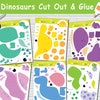 Cut Out and Glue Animals Crafts for Kids. Cut Out and Paste Scissors ...