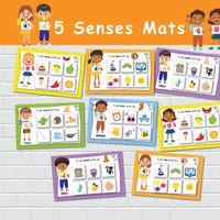 Five Senses Sorting Activity, 5 Sense Activities,5 Senses ...