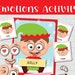 Christmas Emotions Activity for Kids, Preschool Feelings Printables ...