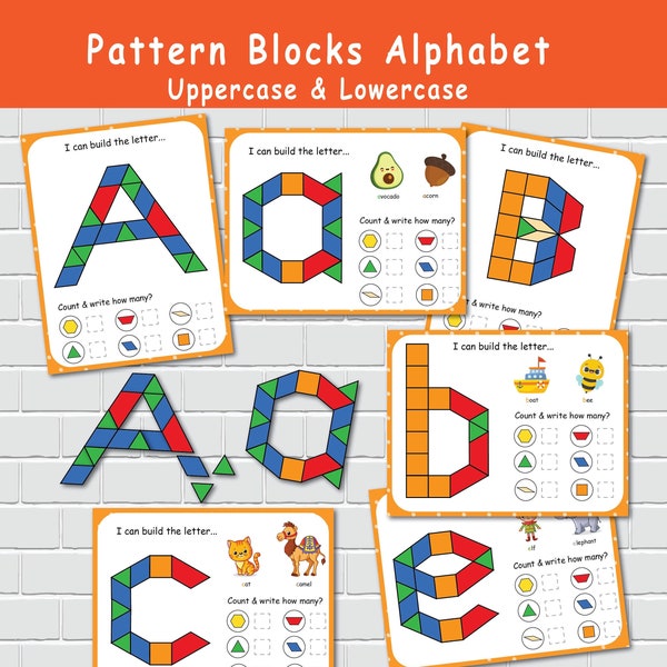 Pattern Blocks - Etsy