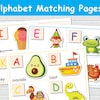 Alphabet Matching Activity, Lowercase Letters, ABC Busy Book Page ...