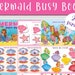 Mermaids Busy Book for Girls. Printable Activities. Pre-k - Etsy