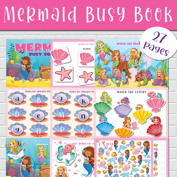 Toddler Busy Book - Etsy