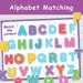 Alphabet Matching Activity, Busy Book Page, Learning Binder, Homeschool ...
