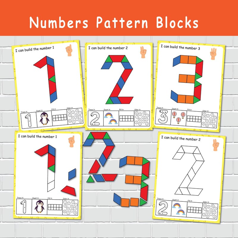 Pattern Blocks - Etsy