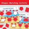 Animals Matching Activity Preschool Worksheets Toddler Busy Book Pages ...