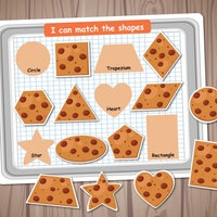 Montessori Shape Sorting Cards: Printable Toddler Learning Activity Set ...