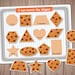 Cookies Shape Matching Activity, 2D Shapes, File Folder Games, Special ...