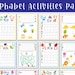 Preschool Worksheets Alphabet Activities Tracing Practice Homeschool ...