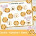 Cookies Alphabet Matching Game, ABC Busy Book Pages, Toddler Learning ...