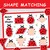 Snowman Shapes Play Dough Mats, Printable Play Doh, Toddler Quiet Time ...