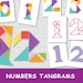Tangram Numbers, Logic Puzzle for Preschool and Kindergarten ...
