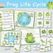 Life Cycle of a Frog, Frog Anatomy, 3 Part Montessori Cards, Nature ...